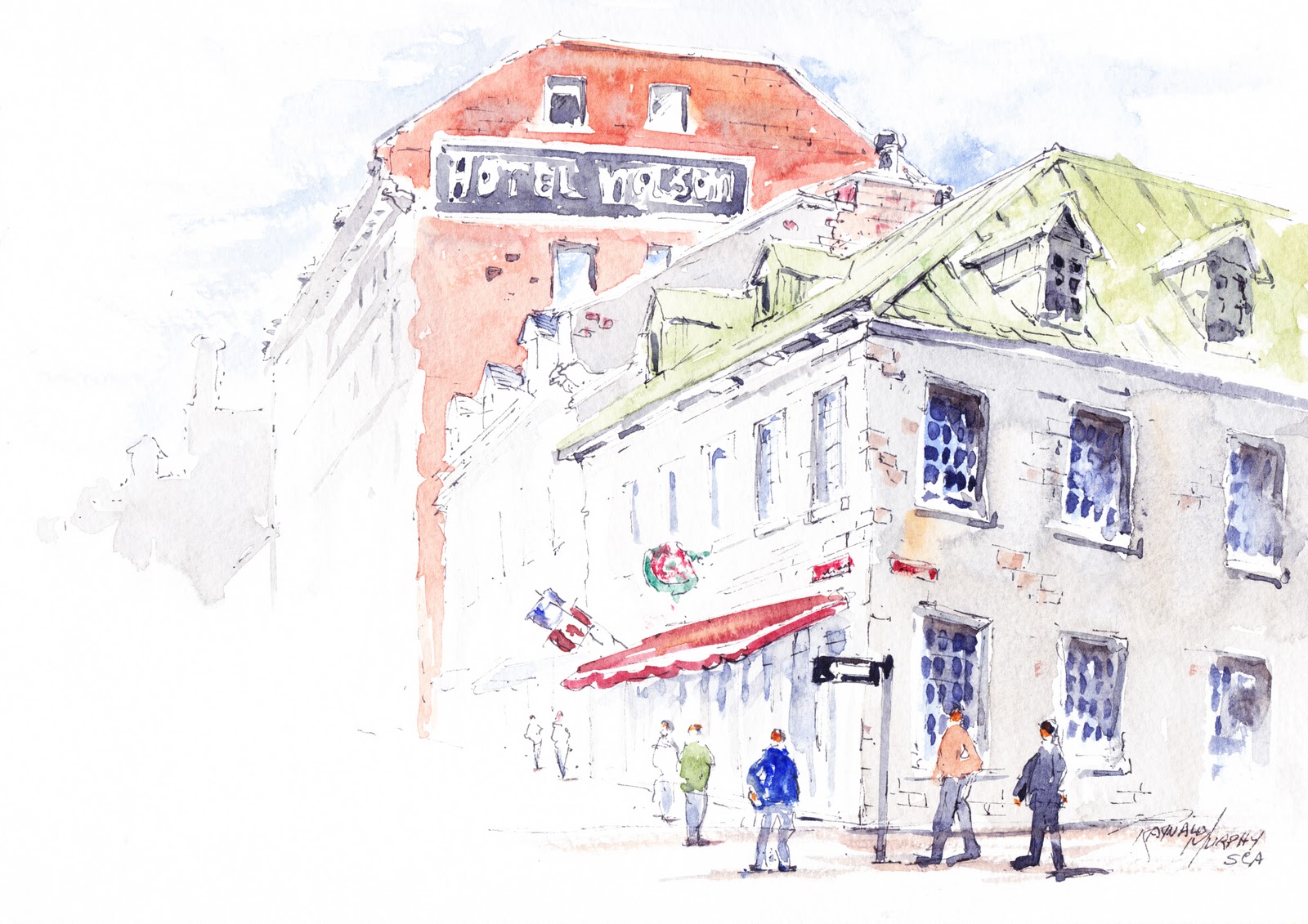 art plein air: Carnets du Vieux Montréal – Deux passionnés du plein air ...