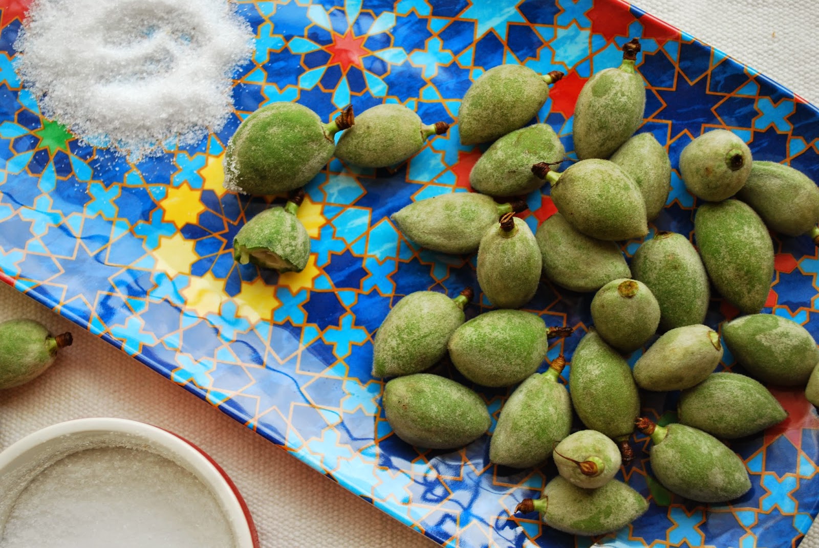 Reinventing Nadine: Middle Eastern Snacks 101: Green Almond لوز أخضر