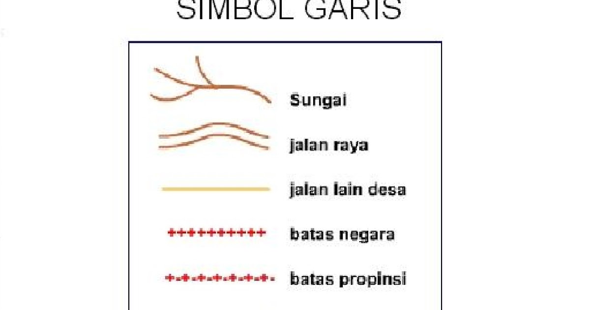 43+ Simbol Simbol Pada Peta