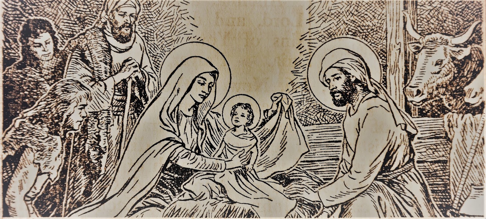 Orbis Catholicus Secundus: Christmas Pen & Ink Drawing