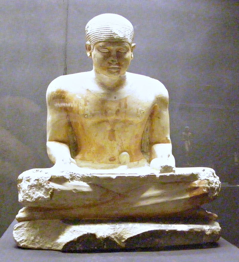 Imagenes de Egipto: Statue of a scribe