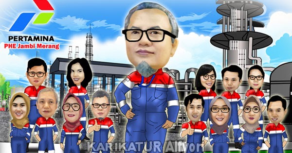 Pesanan Pertamina karikatur 14 orang