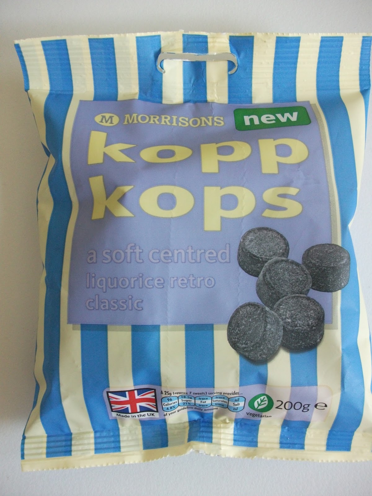Morrisons Kopp Kops - Retro Liquorice Classics