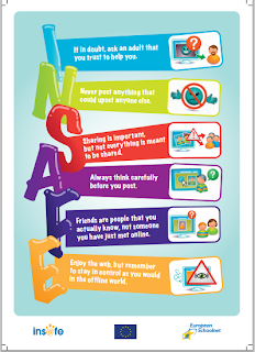 Warren Sparrow: Internet safety poster