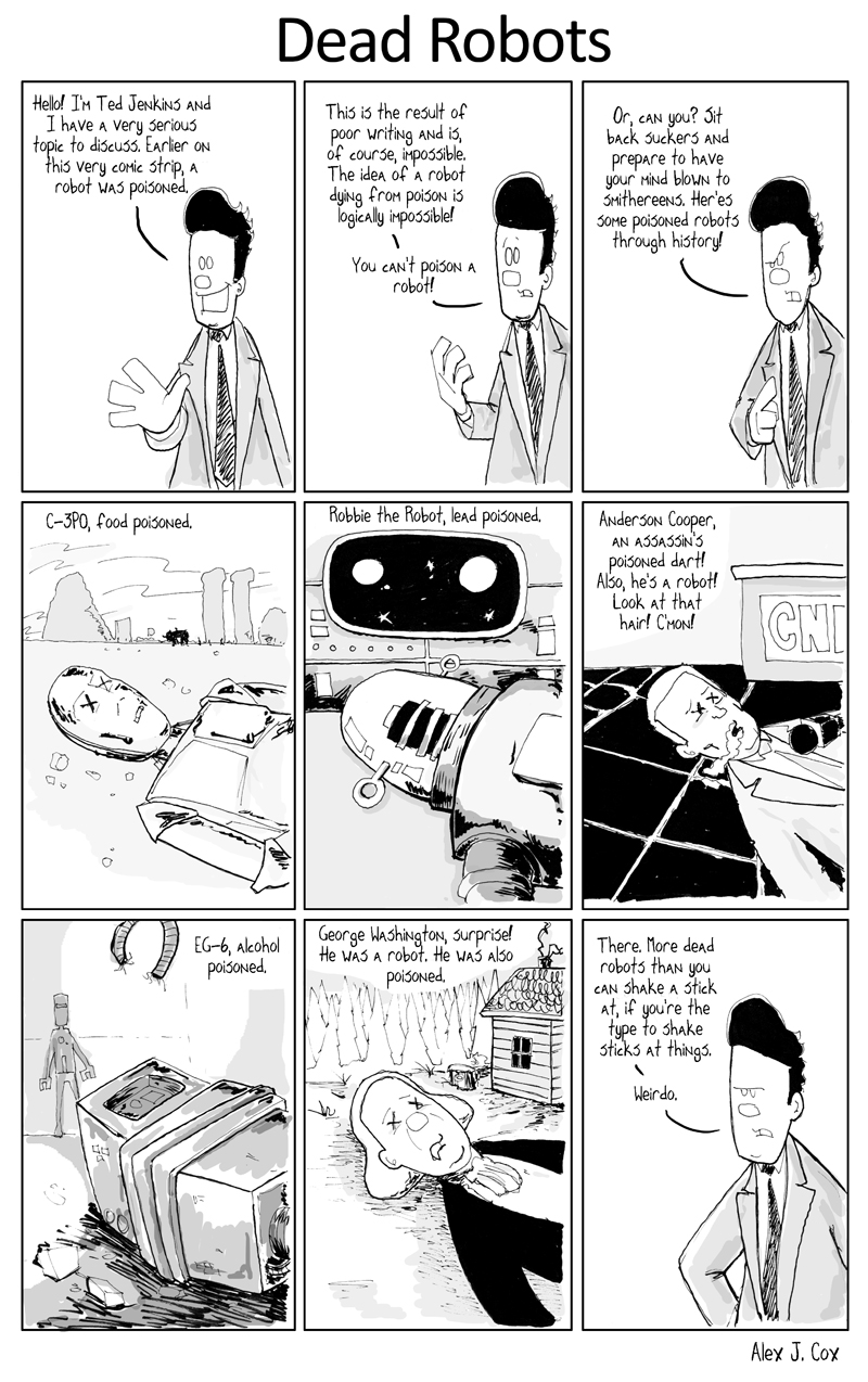 Loserville Comics: Dead Robots