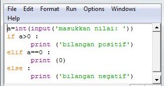 KISAH PERJALANAN: Program bilangan positif dan negatif dengan ...