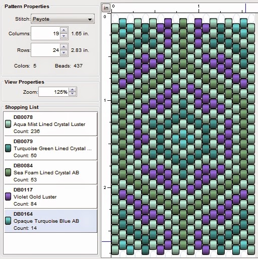 Imaginesque: Beading: Peyote Stitch Pattern 29