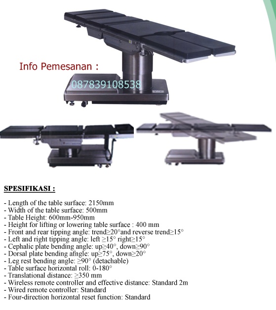 MEJA OPERASI ELECTRIC - jual Alkes Rumah Sakit