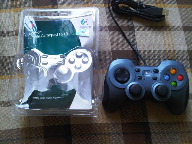 Logitech Rumble Gamepad F510 for PC ~ Review Hardware