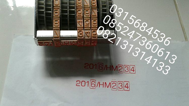 stempel shiny : stempel plat besi