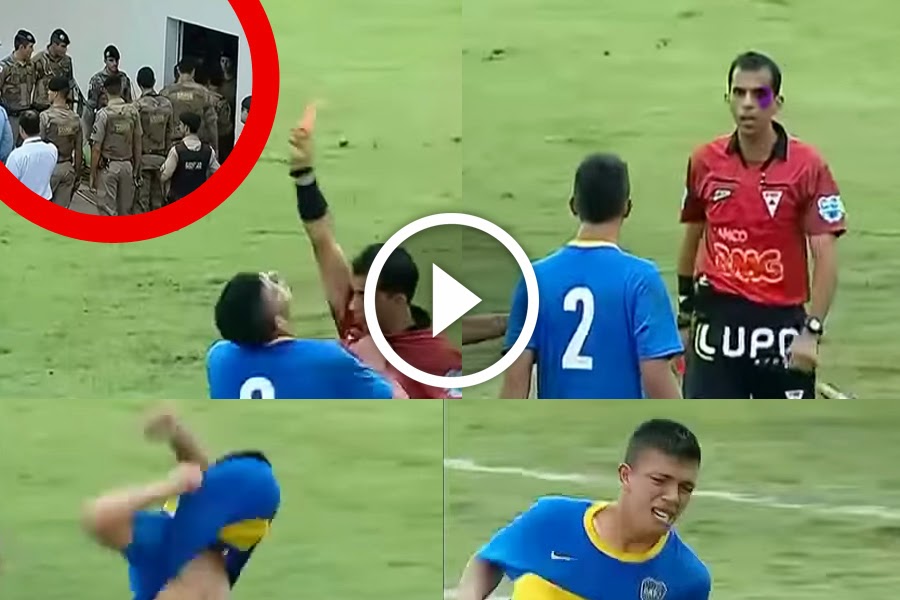 JUGADOR DEL BOCA JUNIORS GOLPEA AL ÁRBITRO Y LUEGO LLORA | Relevancia ...