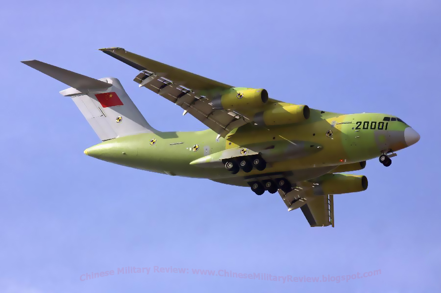 HD Images of Chinese Y-20 Strategic Military Transport Aircraft ...