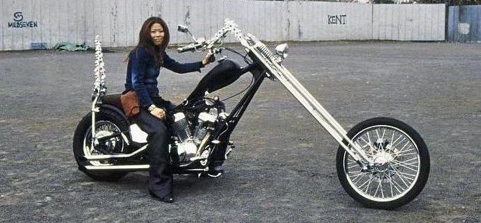 churchdeluxe - moto-vation™ & imagination: Girls on Custom Made Motorcycles