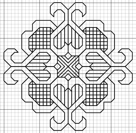 Imaginesque: Blackwork Motif Pattern