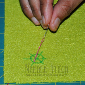 [Free Tutorial] Bunga Labuci ~ Needle Stitch