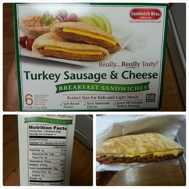 Shannon's Lightening the Load: Sandwich Bros. Turkey Sausage & Cheese