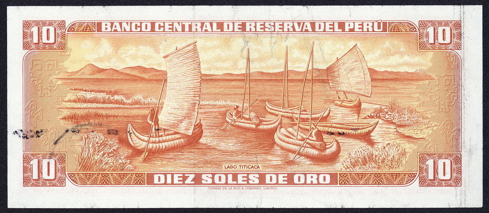 Peru 10 Soles de Oro banknote 1976 Inca Garcilaso de la Vega|World ...