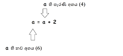 Python Wadakarayo(පයිතන් වැඩකාරයෝ): පැවරුම් කාරක (Assignment Operators)