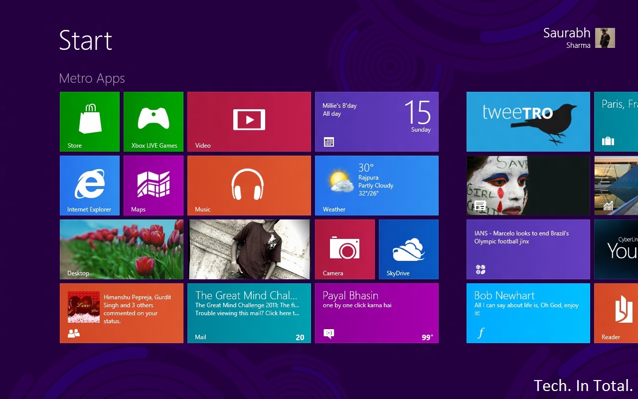 Tech. In Total.: Windows 8 Released To Manufacturing