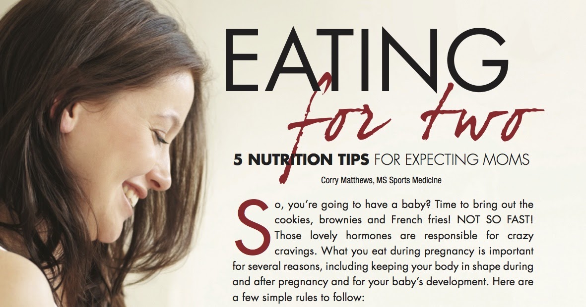 Prince William County Moms: Nutrition Sunday: Eating for Two