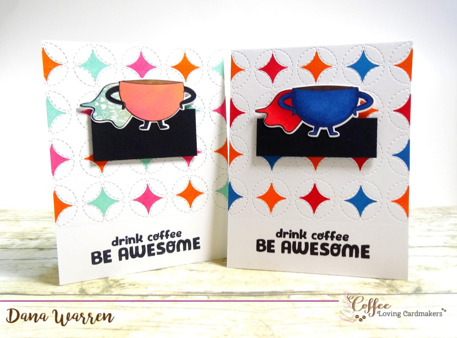 Kraft Paper Stamps: Coffee Loving Cardmakers & Lil Inker Designs