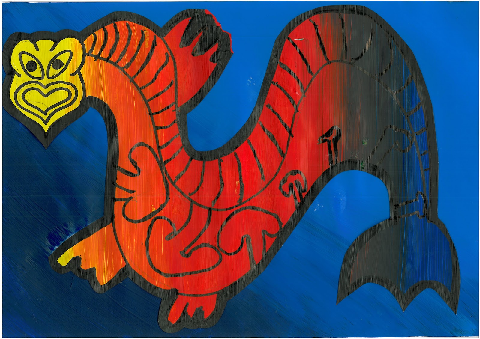 Room 15's Learning Journey: Taniwha Art