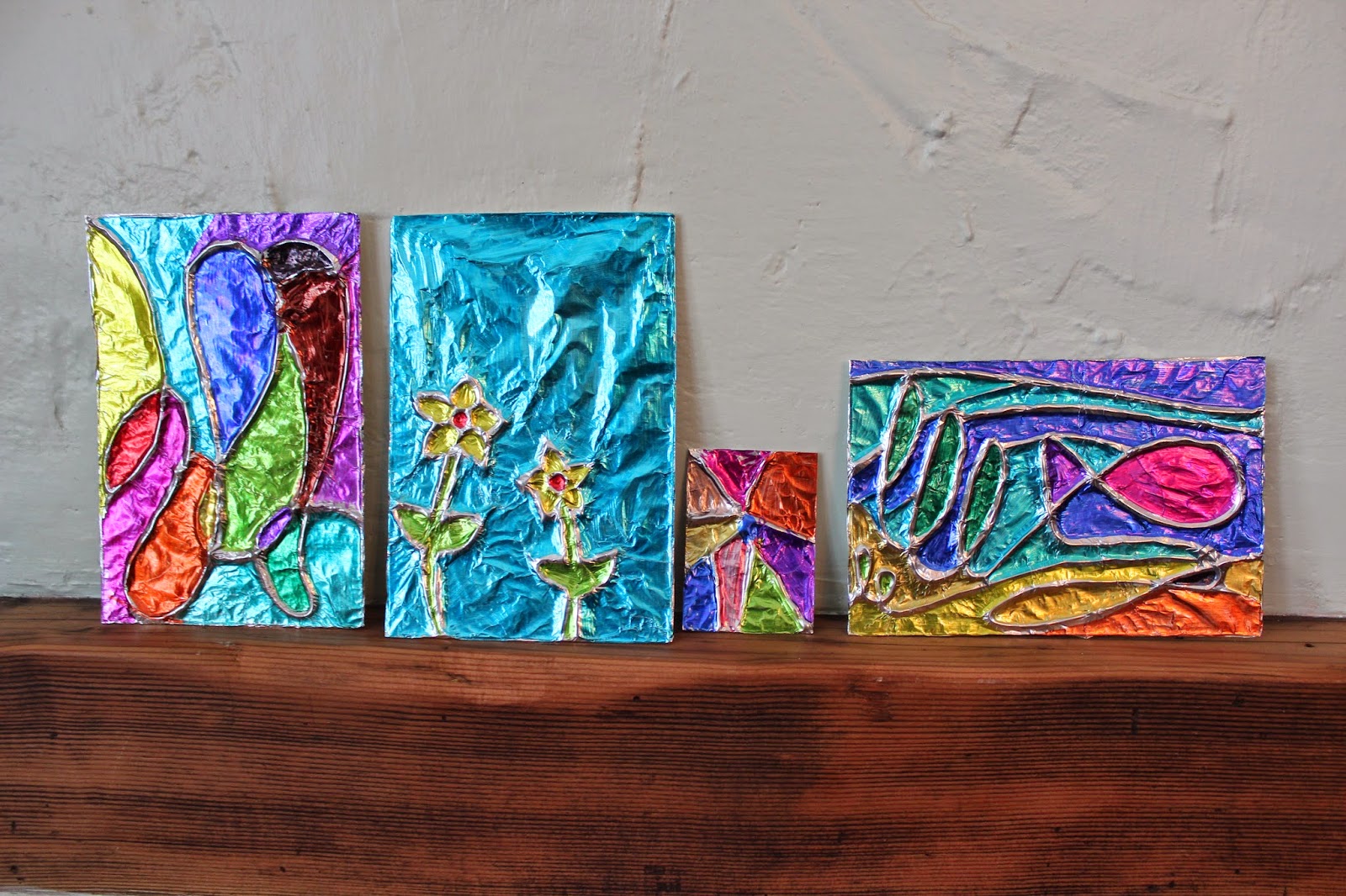 The Blue Barn: Foil Art