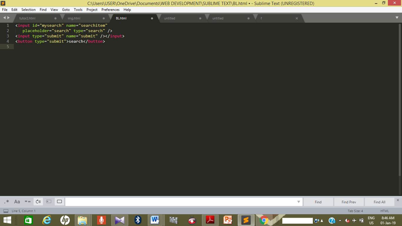 PRACTICAL STEPS ON CREATING SEARCH BOX AND OTHER FORMS ON A WEB PAGE ...