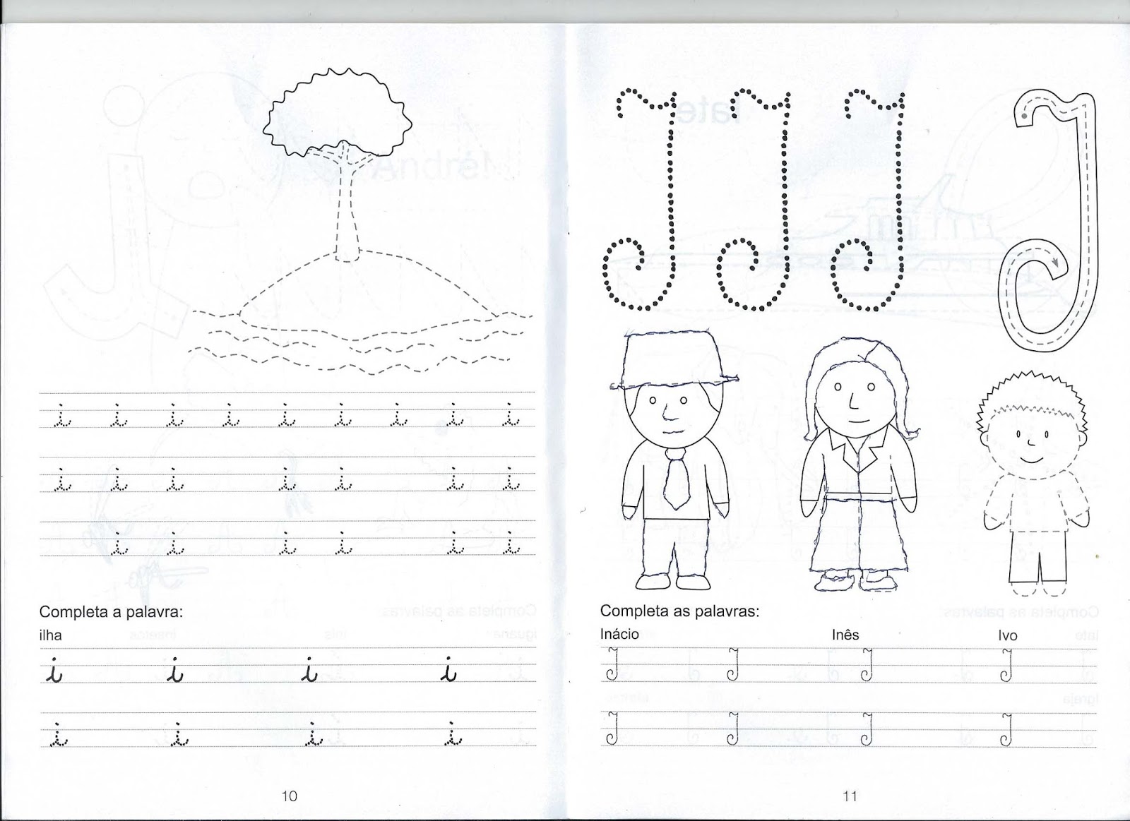Aprende Brincando: CALIGRAFIA - Letra i manuscrita