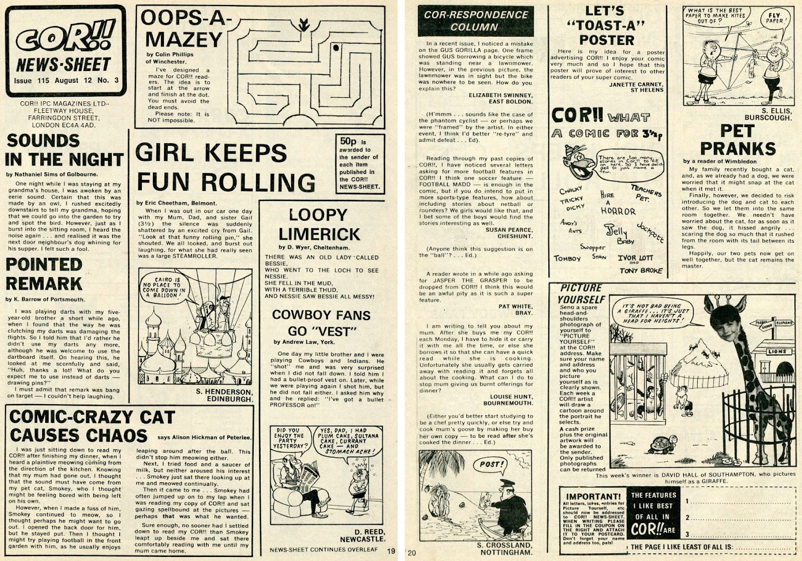 *KAZOOP !!: 1972: A LOOK AT THE THIRD YEAR OF COR!!