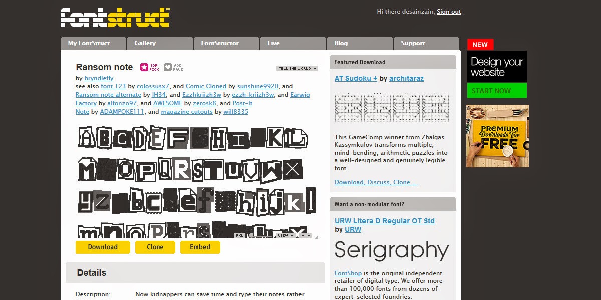Cara Membuat Font Sendiri Secara Online - Desain Zain