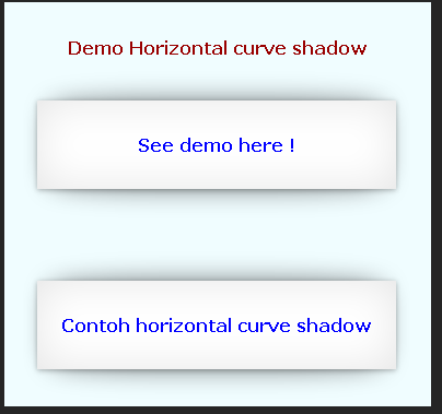 Horizontal curve shadow ~ MAS ARIE69