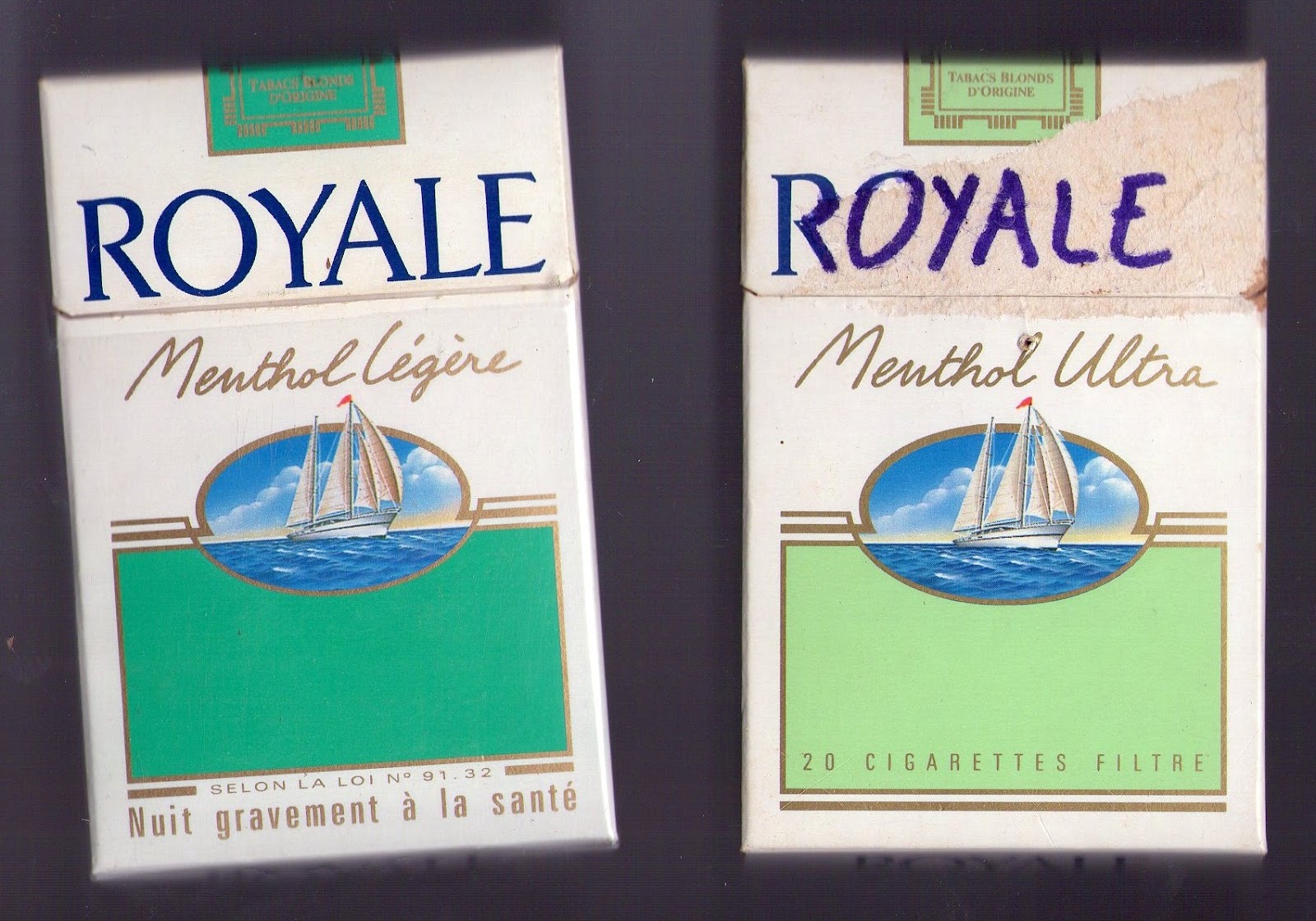 Ma Collection de paquets de cigarettes: ROYALE