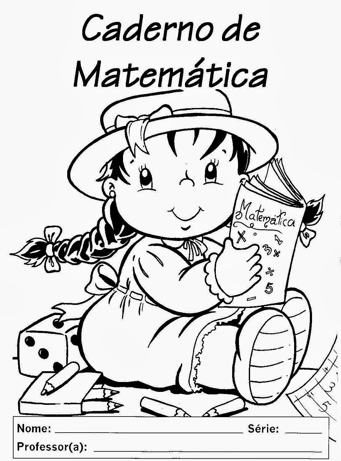 Capa Para Caderno Matematica - RETOEDU