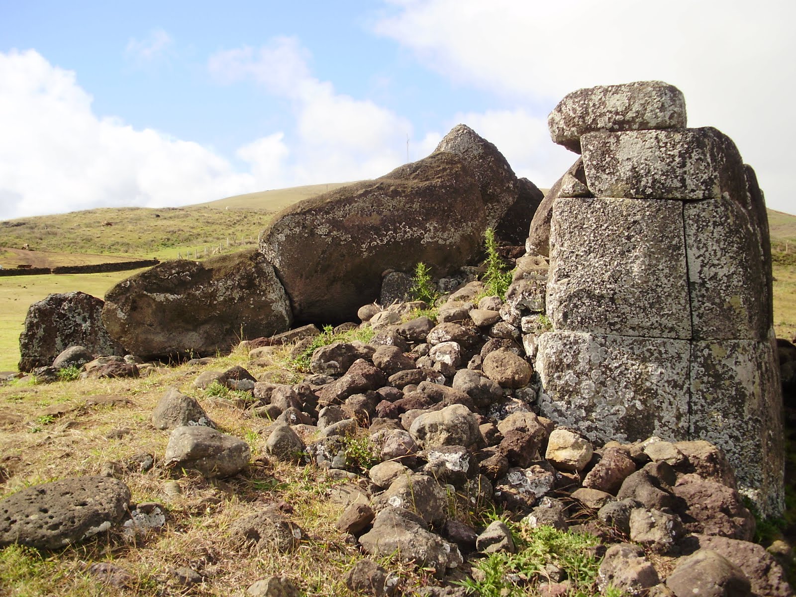 Hidden and little known places: Megaliths of Ahu Vinapu, Easter Island ...