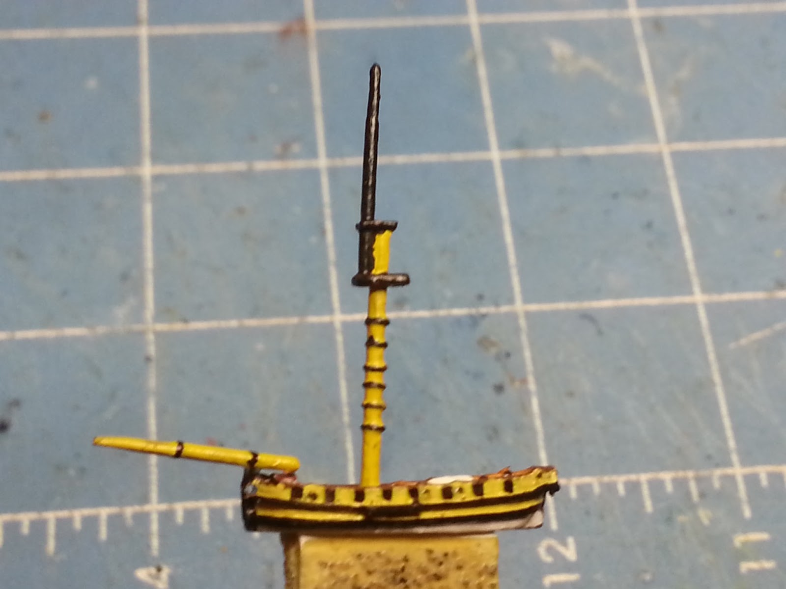 A Miniatures Hobby Room: Langton 14 Gun 1/1200 Cutter