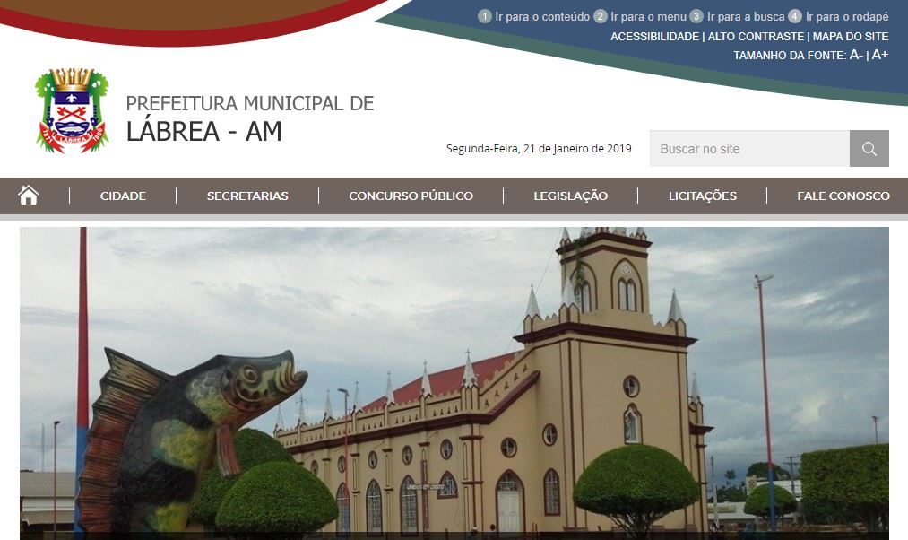 Amazônia em Notícias: Prefeitura de Lábrea publica Site Oficial do ...