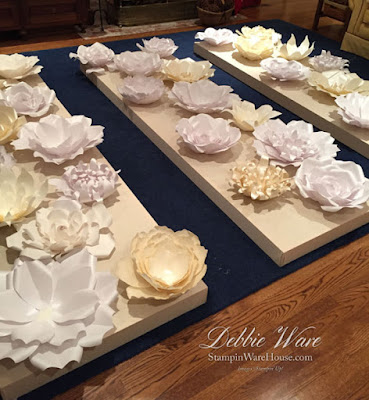 Stampin' Ware House: Wedding DIY Paper Flower Backdrop & it's Sale-a ...