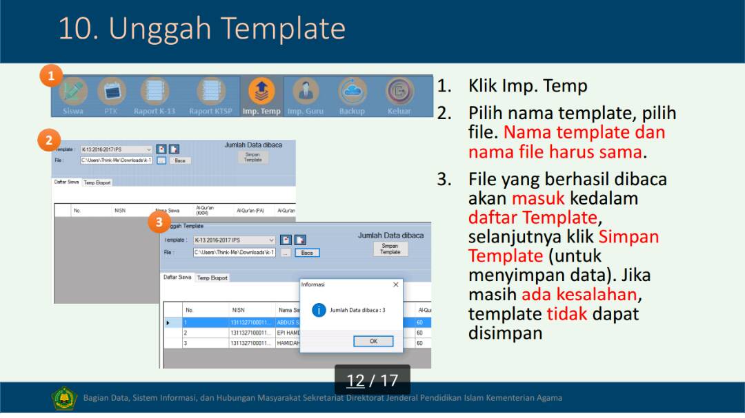 Panduan Aplikasi Pendataan Nilai Raport MI, MTs, MA Tahun 2017 - Bimbel ...