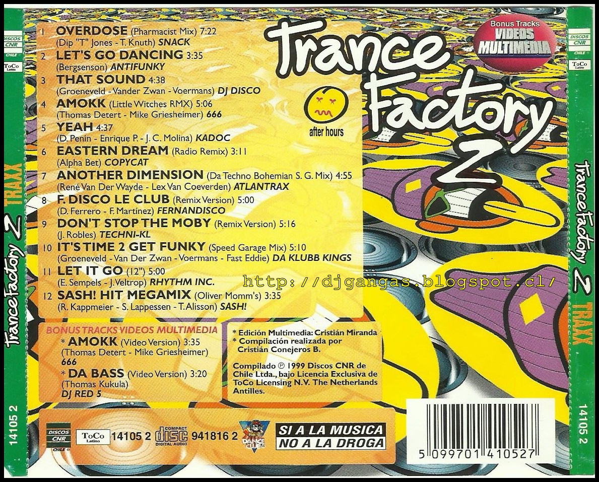 DJ GANGAS: Trance Factory Vol 2 (1999)