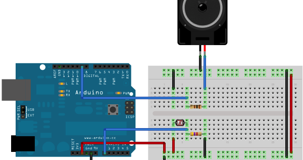 Pitch Follower Using The Tone Function ~ Arduino Tutorial