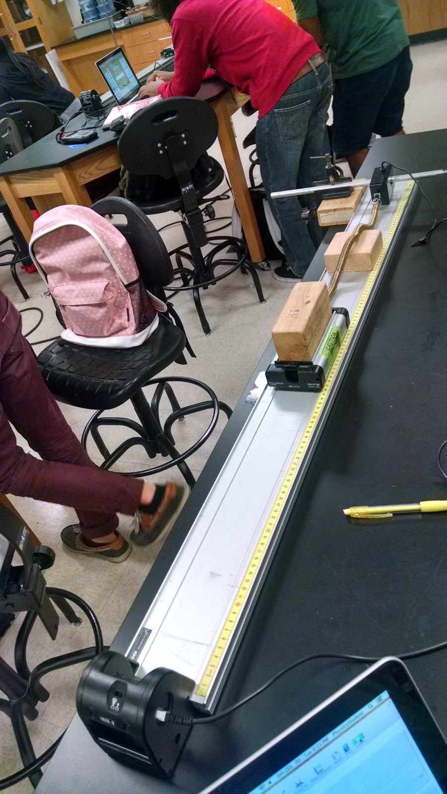 phys4aF14 jChang - Alpha Wolf Physics: Lab 11: Work-Kinetic Energy Theorem