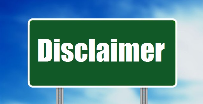 DISCLAIMER / COPYRIGHT / LIABILITY