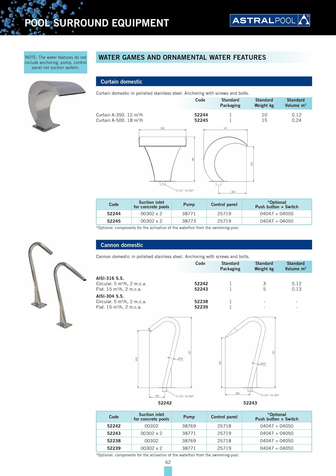 Astral Pool Catalogue 2019: POOL SURROUND EQUIPMENT