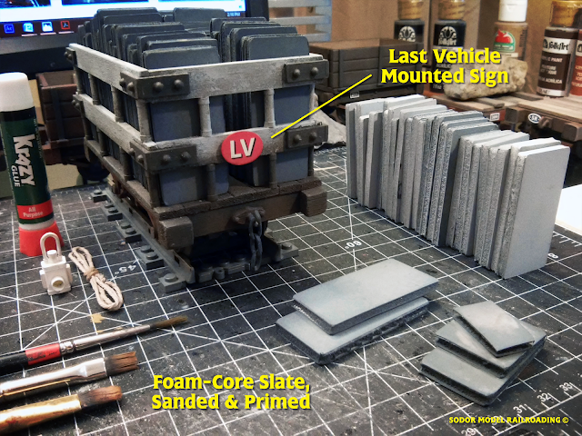 SodorModelRailroading: Scratch-Built Slate Cars | 16mm Scale
