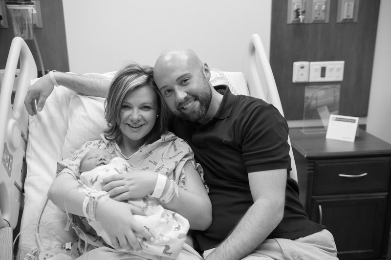& Baby G Makes Three: Grayson Daniel Dunaway: A Birth Story