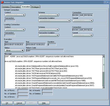 ODI MASTER: Common Errors In ODI (ORA-01790 ,ORA-00911, ORA-01461, ORA-02287, ORA-00972 etc.)