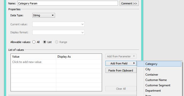 The Vizioneer: Dynamic Parameters - a sorta hack