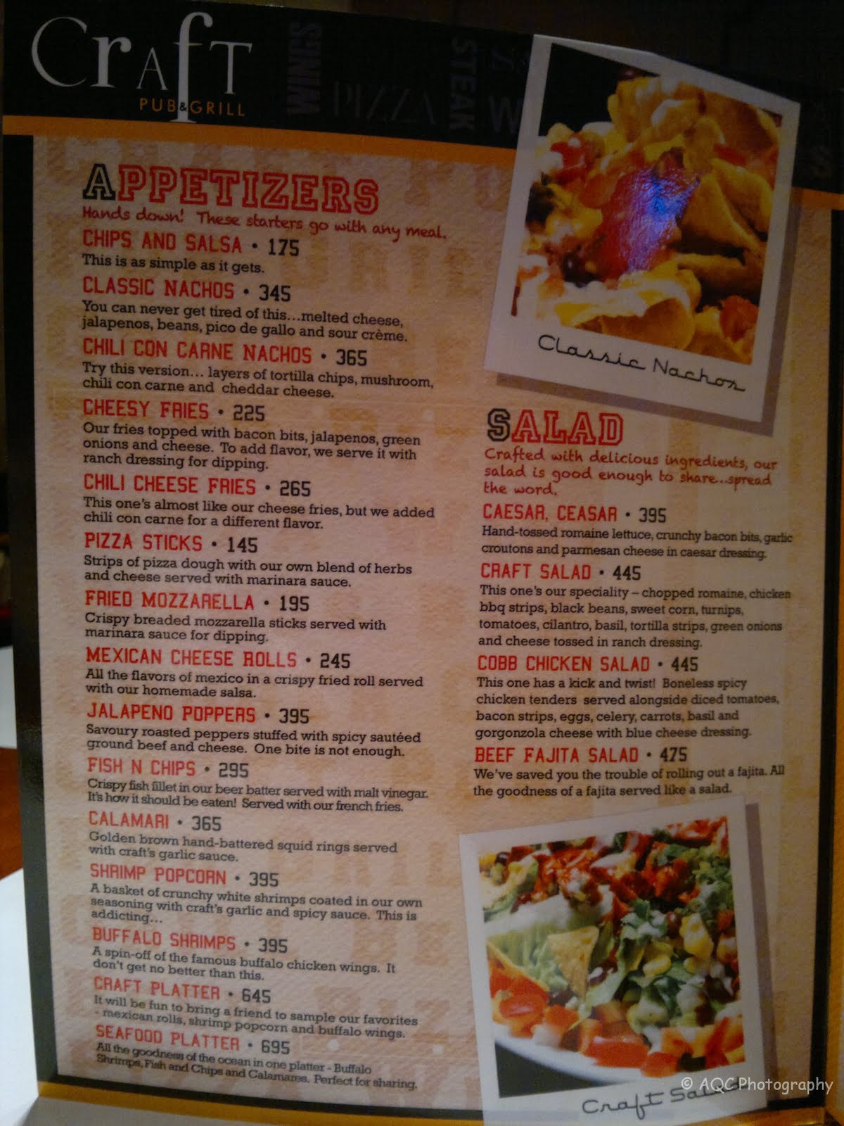 Craft Pub & Grill (The Fort Entertainment Complex) ~ Cheftonio's Blog