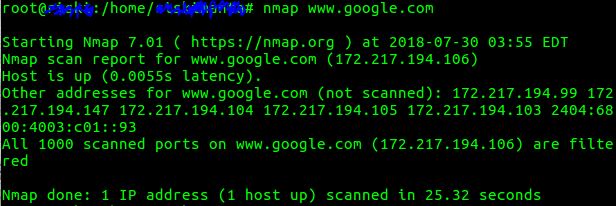 Scan Single, Multiple, Range IP Adrress/Subnet dengan Menggunakan Nmap ...
